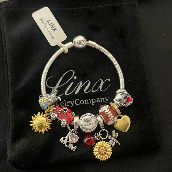 Linx | Jewelry | Linx Snake Chain Bracelet With Southern Mama Themed ...